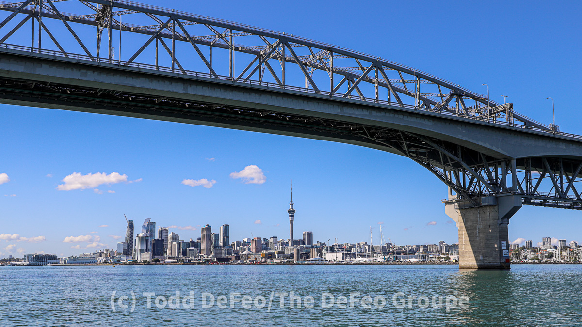 From the sea, sky or street, there are no bad views of Auckland ...
